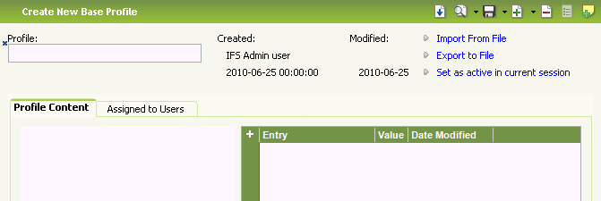 Manage User Profiles