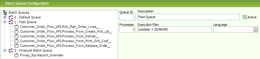 Batch Queues Configuration