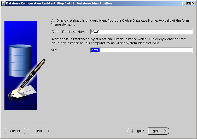 Create and Configure Oracle11gR2 Database