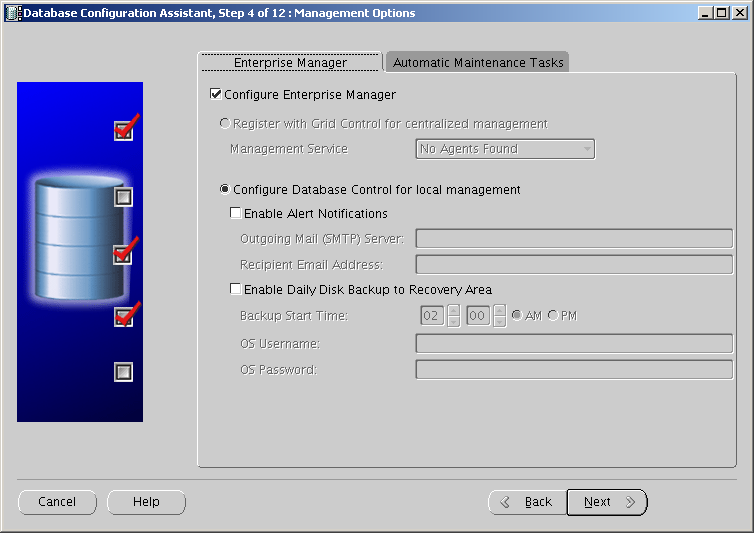 Create and Configure Oracle11gR2 Database