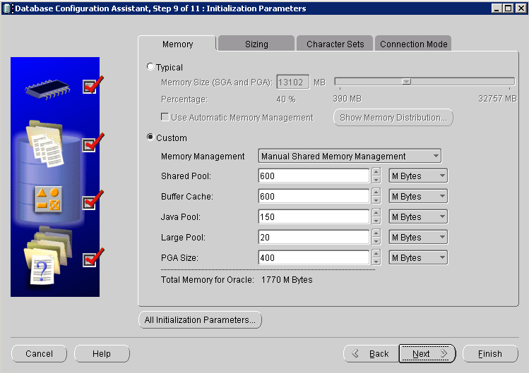Create and Configure Oracle11gR2 Database