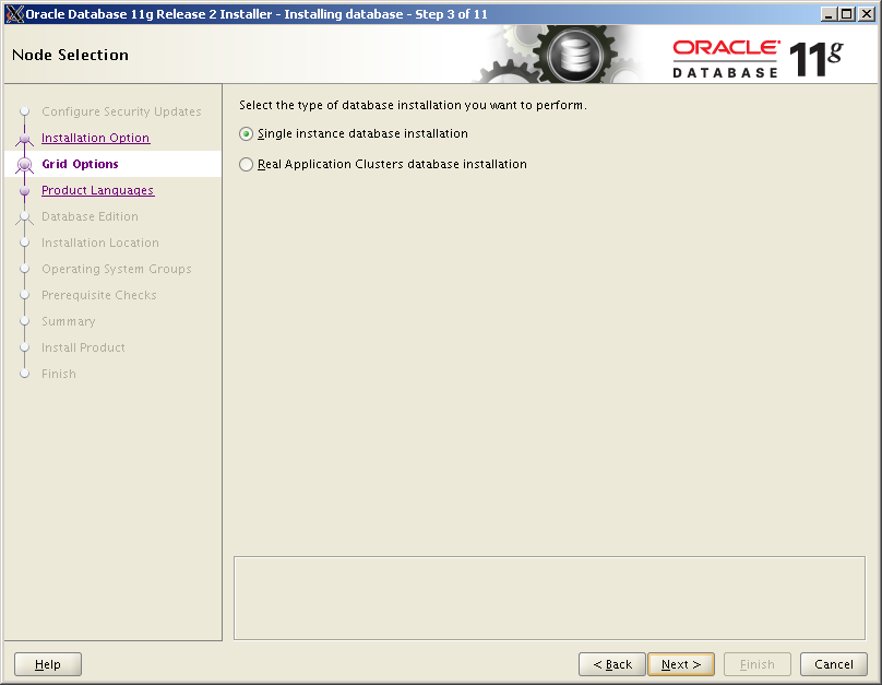 Install Oracle11gR2 Standard Edition Software