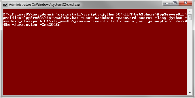 Manually Configure WebSphere for Extended Server