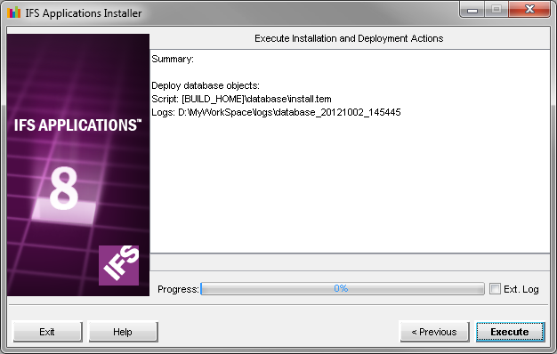 Execute Installation and Deployment Actions